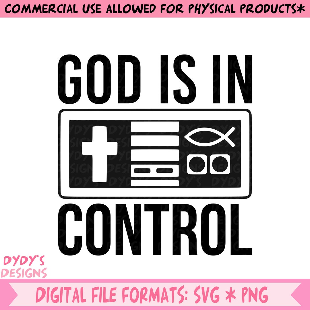 God is in Control SVG - Etsy