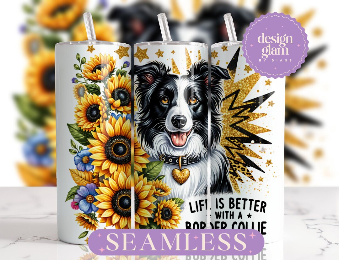 Life is Better With A Border Collie PNG, Border Collie Png, Dog Mom PNG ...