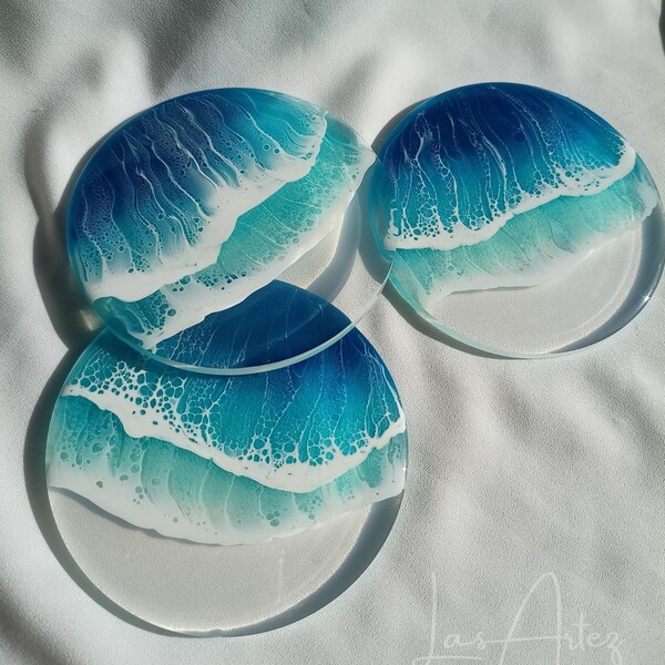 Resin Beach Coasters - Etsy