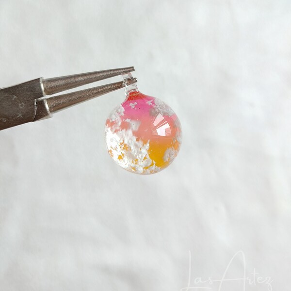Resin Ball Pendant - Etsy
