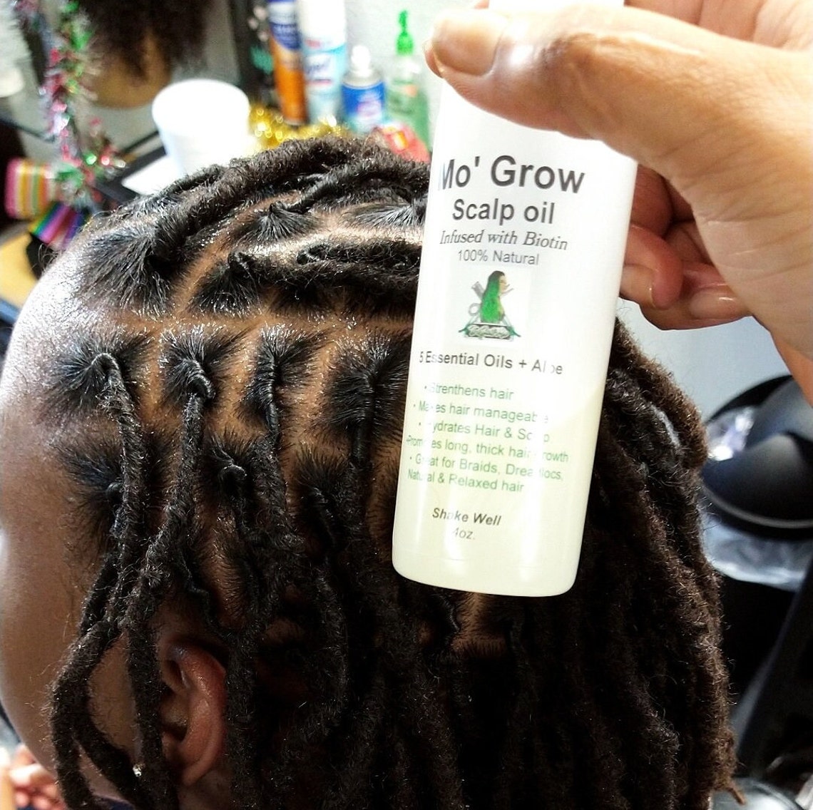 Mo Grow Scalp Oil, ALL NATURAL, Hair Growth Oil, Natural Hair Oil - Etsy