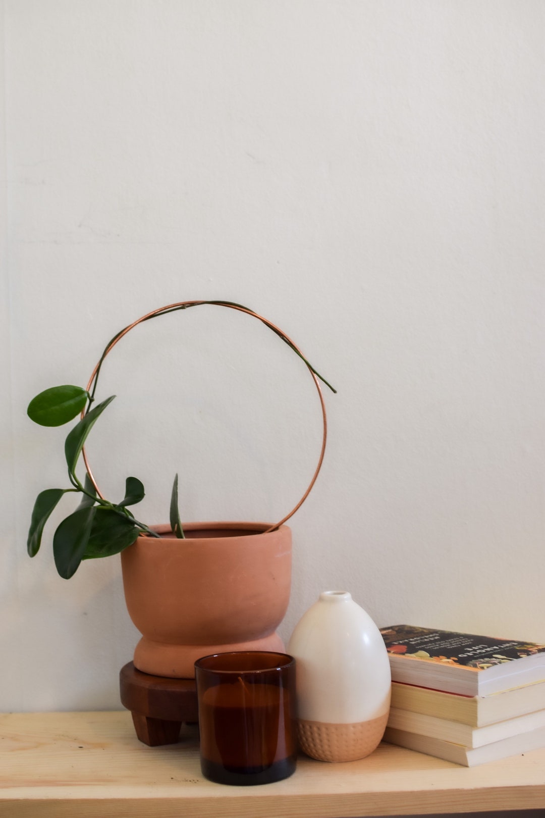 Circle Copper Trellis Copper Trellis Indoor Plant Trellis - Etsy