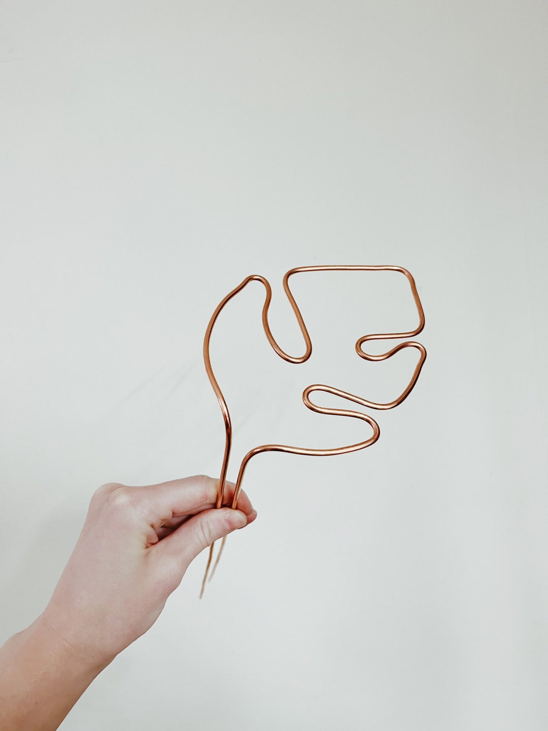 Mini Monstera Copper Trellis | Indoor Plant Stake | Houseplant Support ...