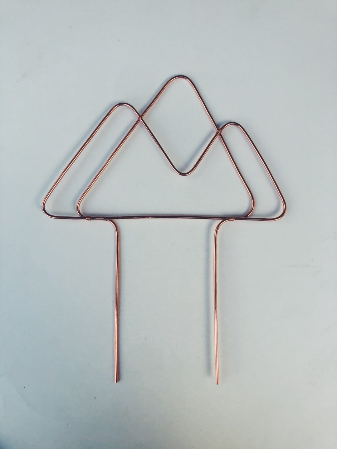 Mountain Trellis Copper Trellis Plant Stick Houseplant - Etsy