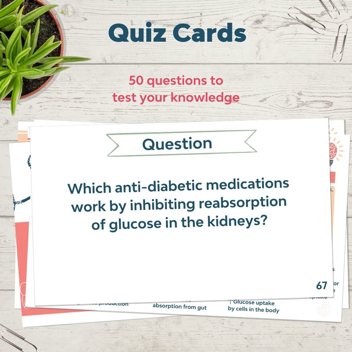 Diabetes Memory Flashcards - Digital Download - Etsy