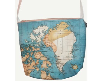 Is World Map Shoulder Bag - Etsy