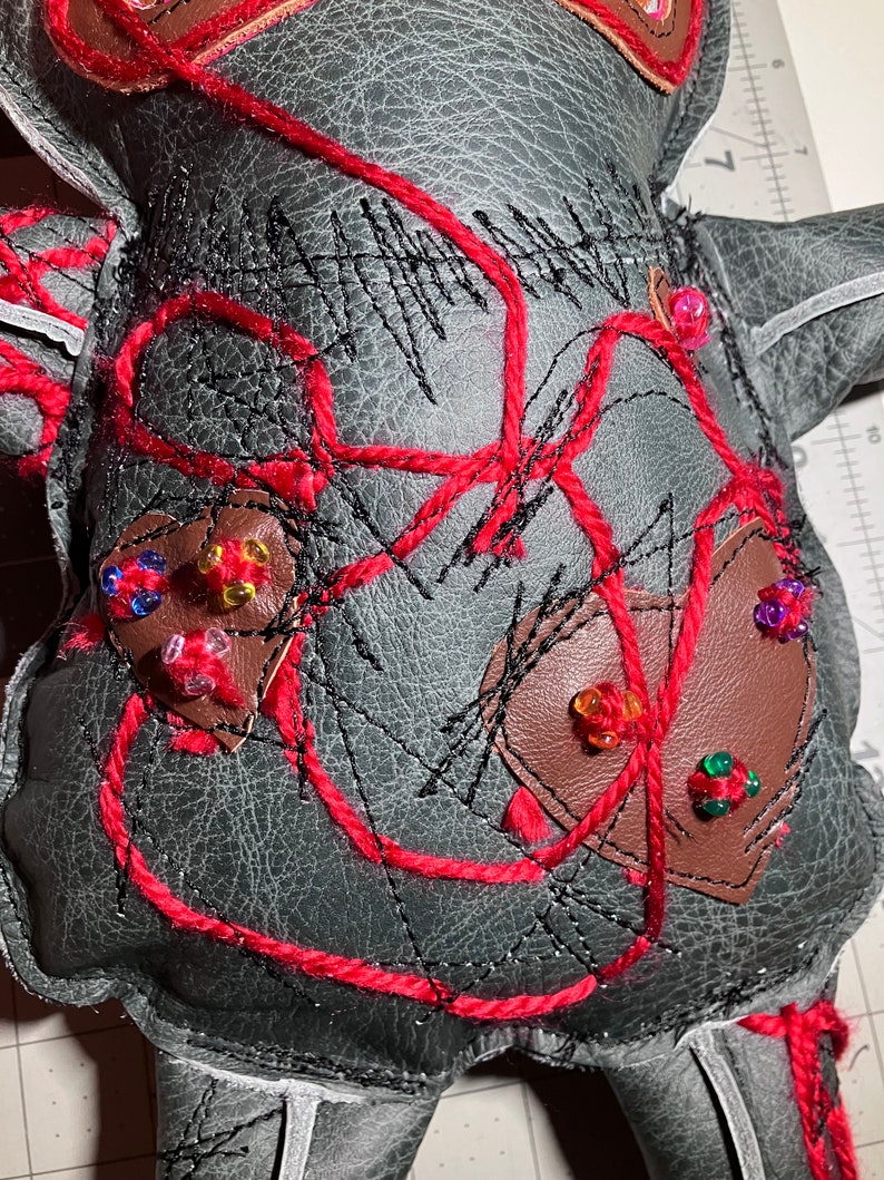 Creepy Leather Monster Art Doll - Etsy