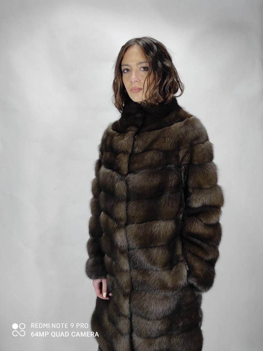 Real Barguzinsky Russian Sable Fur Coat Genuine Fur Warm And Etsy