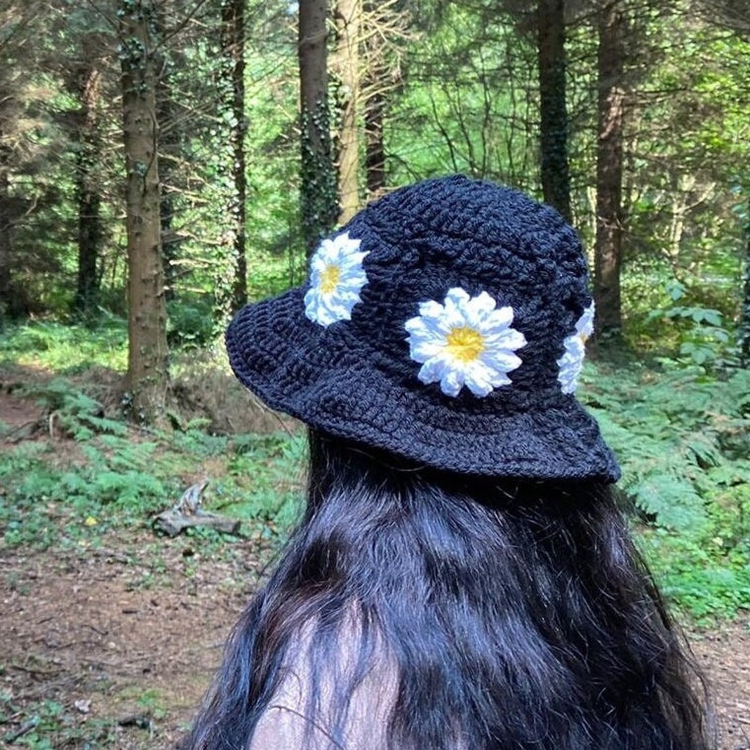 Daisy Bucket Hat / Daisy Hat / Crochet Bucket Hat / Crochet Hat ...
