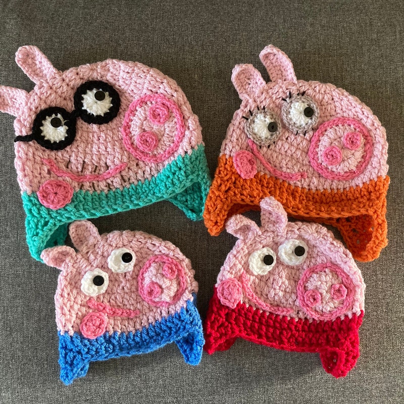 Crochet Pig Hat - Etsy