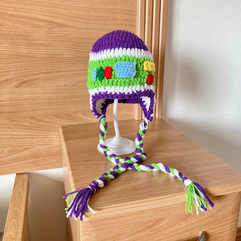 Buzz Lightyear Inspired Crochet Hat: Handmade Costume Beanie - Etsy
