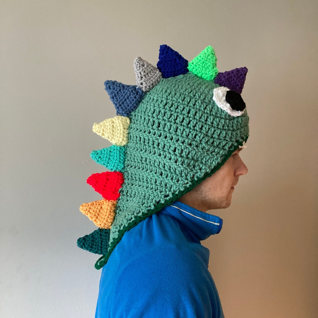 Dinosaur Hat / Stegosaurus Hat / Crochet Hat / Dinosaur Crochet Hat ...