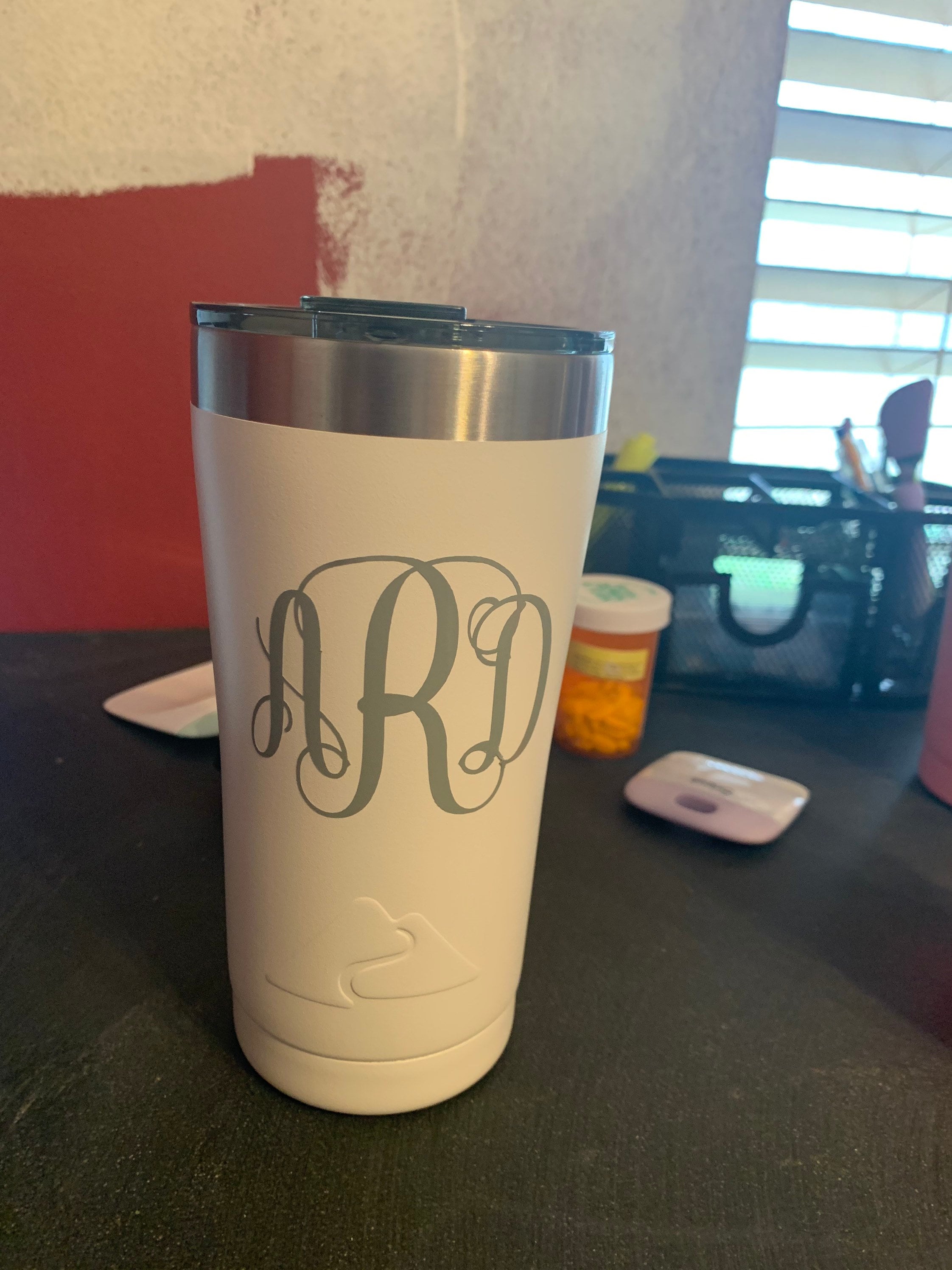 Vinyl Monogram Decal - Etsy