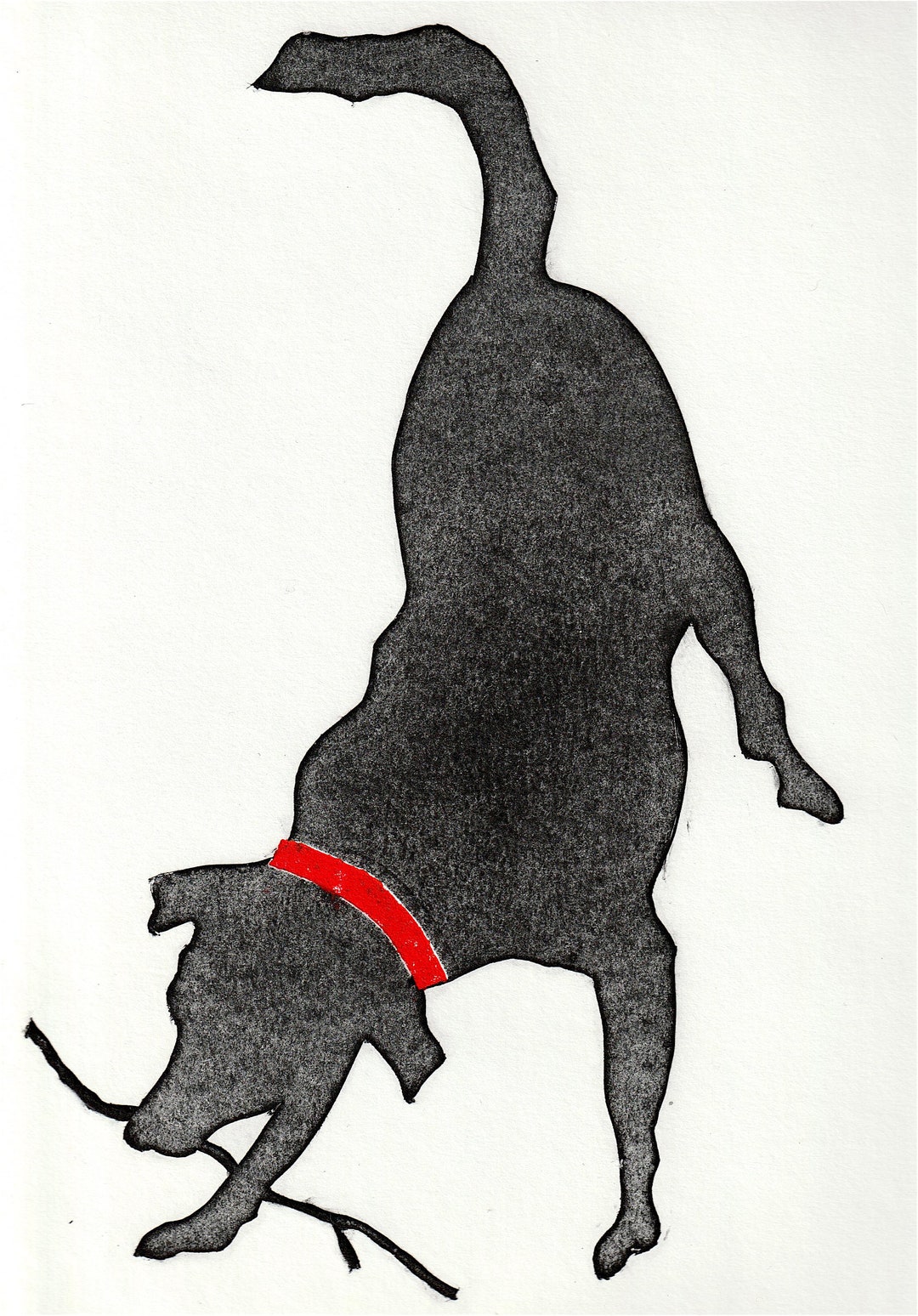 Stick - Collograph - Limited Edition, Richard Studer, Original ...