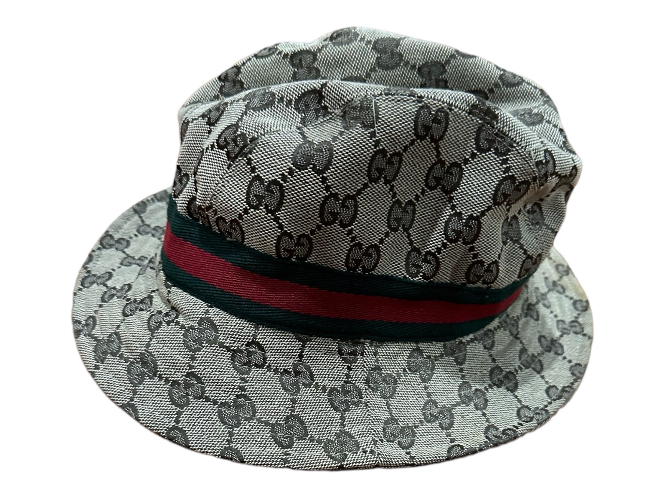 Gucci 2000s Bucket Hat Monogram - Etsy