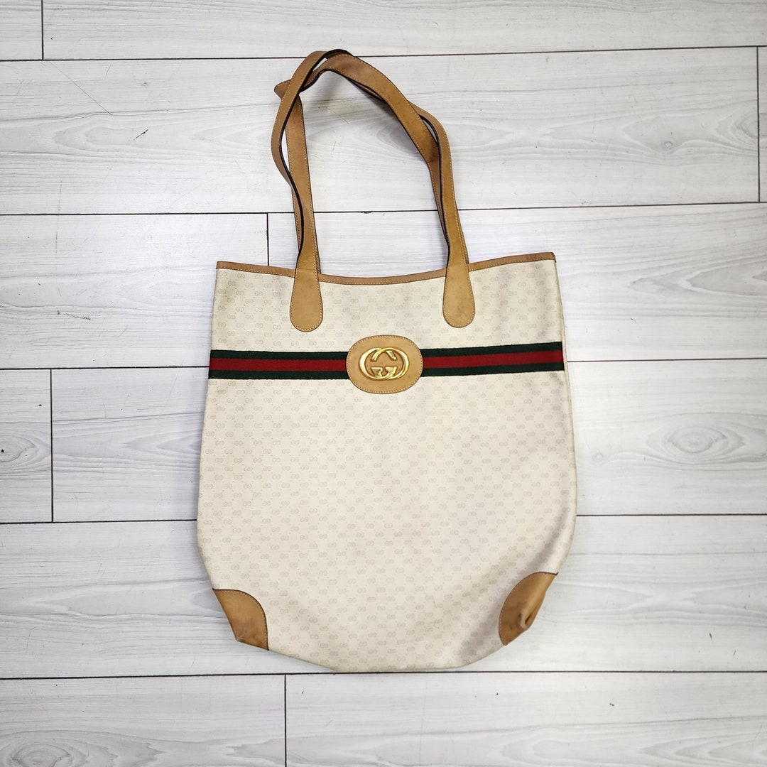 Gucci Vintage 1980s Bag, Made in Italy - Etsy