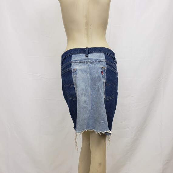 Levis Patchwork Skirt Vintage 1990s - Gem