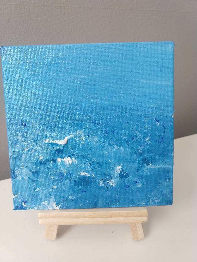 Mini Abstract Painting Mini Acrylic Painting Mini Painting - Etsy