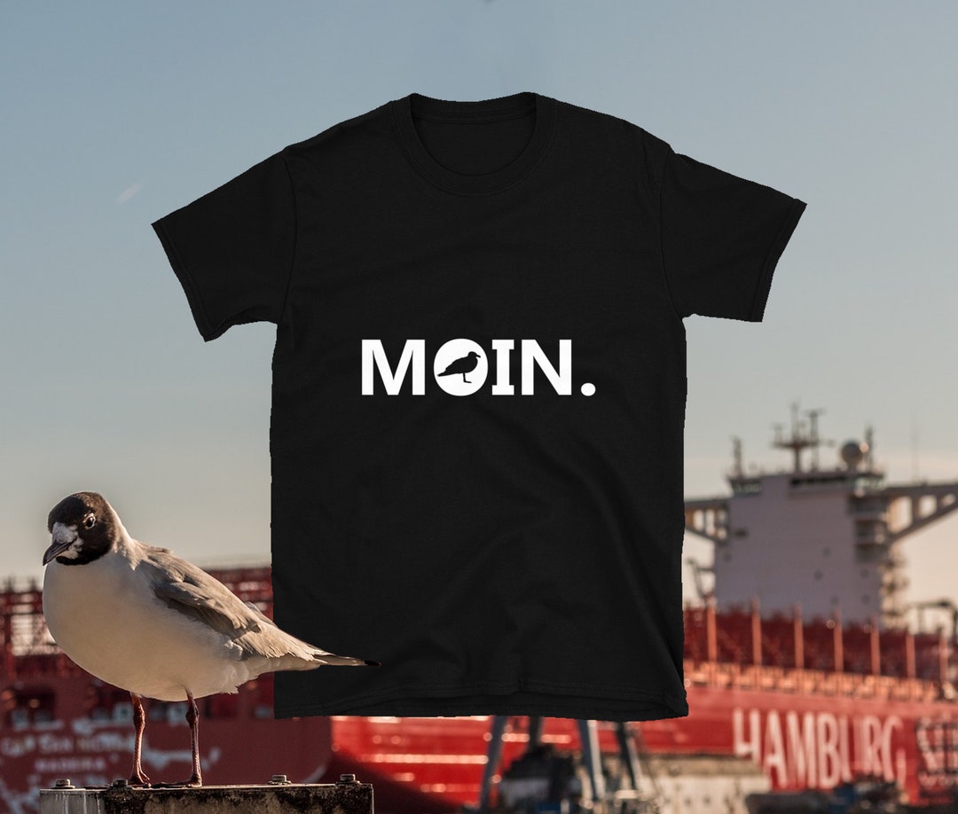 Moin With Seagull Unisex T-shirt - Etsy UK