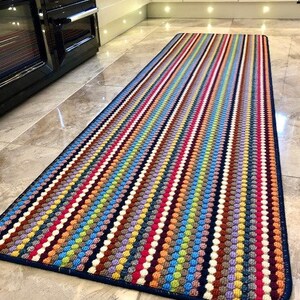 Multi Colour Kitchen Mats Runners Non-slip Washable - Etsy