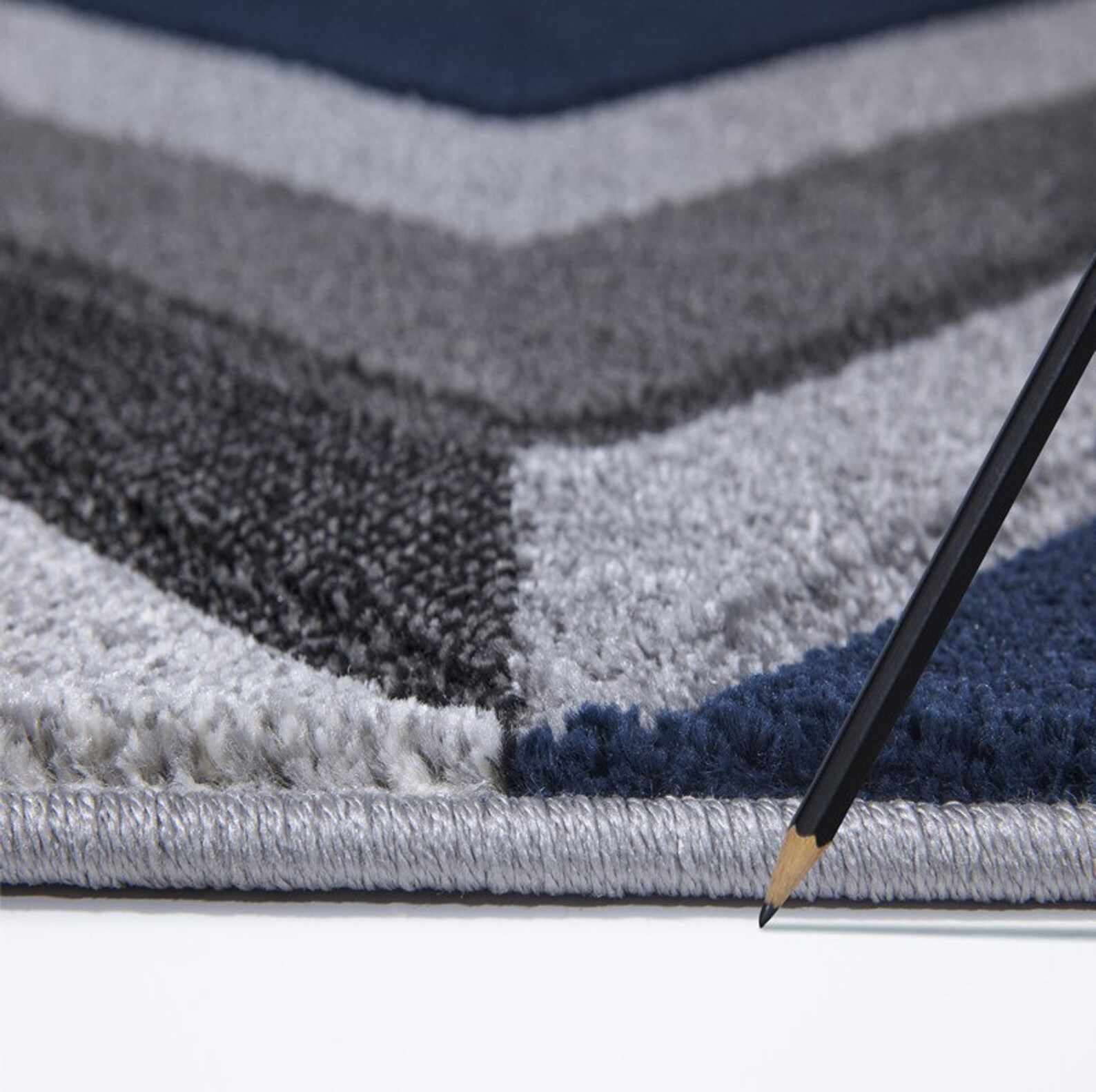 New Navy Blue Silver Grey Rugs Small Large Mats Modern | Etsy UK