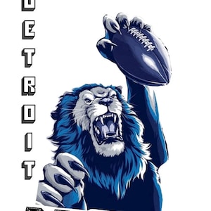 Detroit Sticker, Detroit Lions, Lions Sticker, Detroit Lions Sticker ...