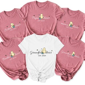 Mama Bear Shirt, Papa Pooh Bear Shirt, Cute Pooh Shirt, Mother Day Gift ...