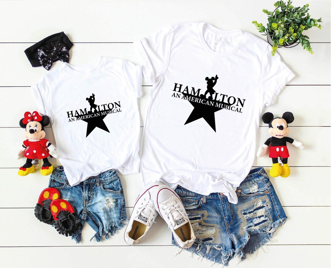 Hamilton Fans Mickey T-shirts, Disney Hamilton Shirts, Mickey T-shirt ...