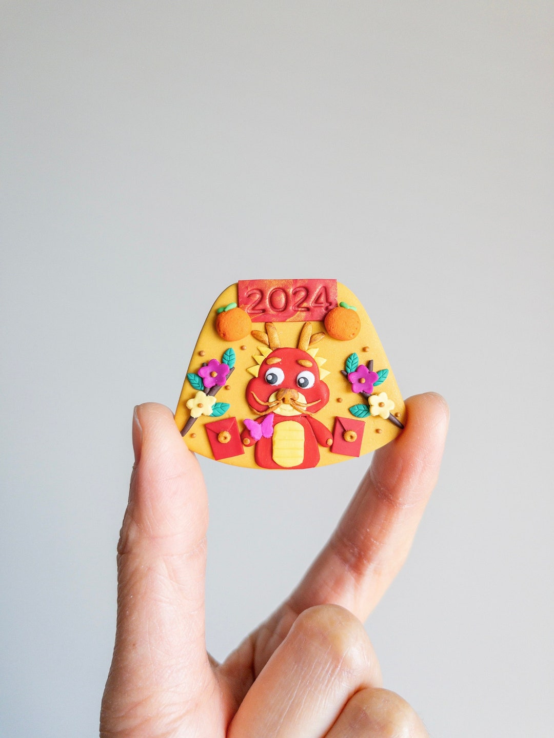 2024 Lunar New Year Decor, Year of Dragon Magnet, Chinese New Year ...