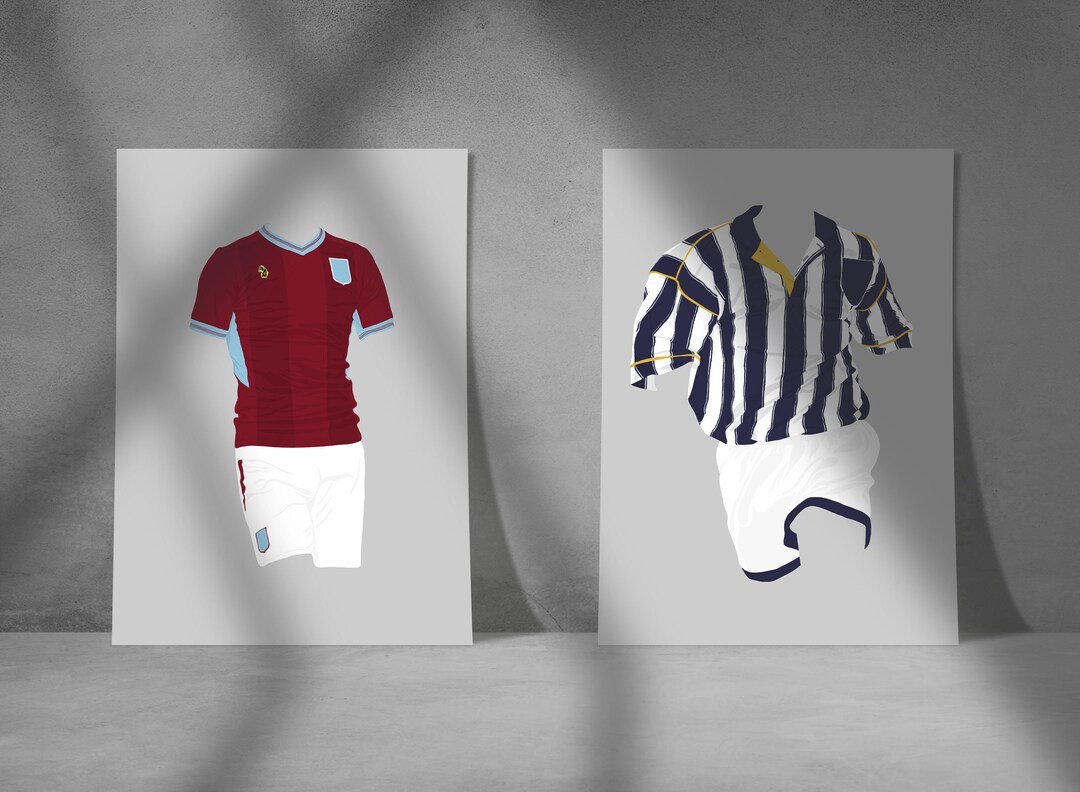 Footy Kit Prints A4 Prints - Etsy