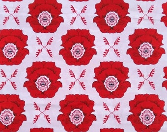 Bold Flower Fabric | Etsy