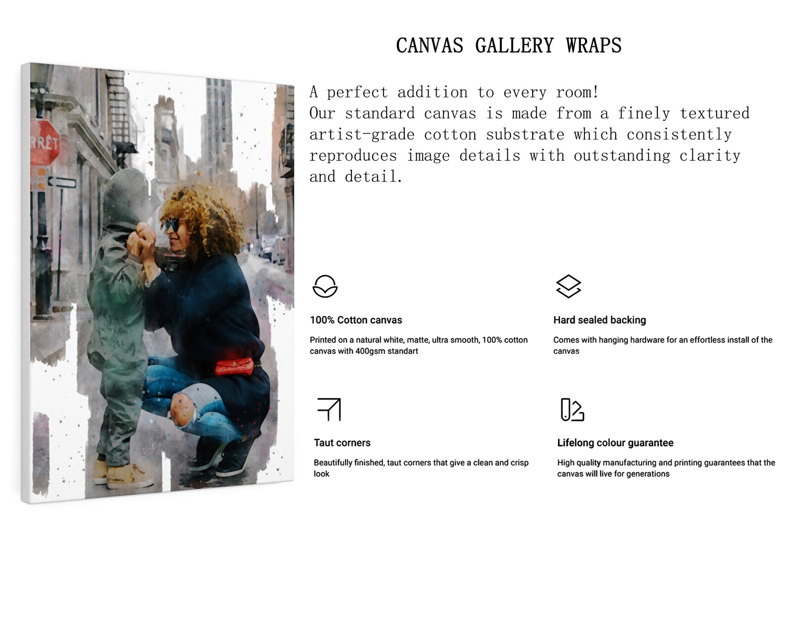 Custom Watercolor Portrait Birthday Gift Portrait From - Etsy