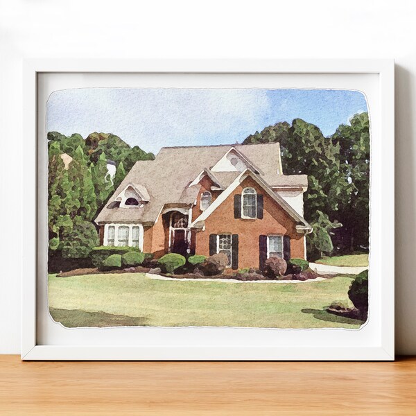 Custom House Portrait - Etsy