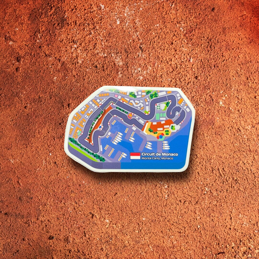 Formula One Stickers Circuits Monaco/ Suzuka / Monza/ Marina Bay Street ...