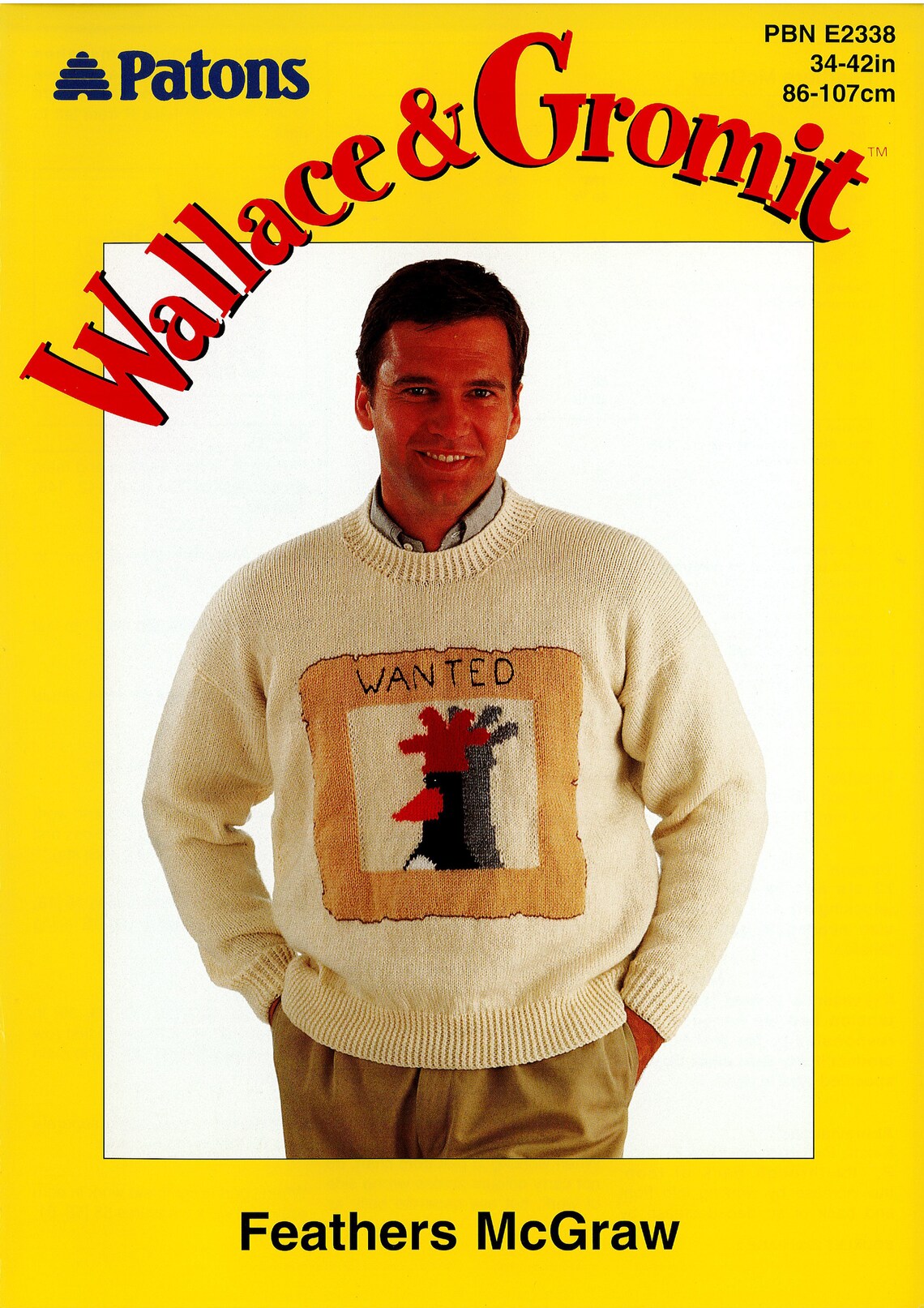 Instant PDF Download Wallace + Gromit Feathers Mcgraw Knitting Pattern ...