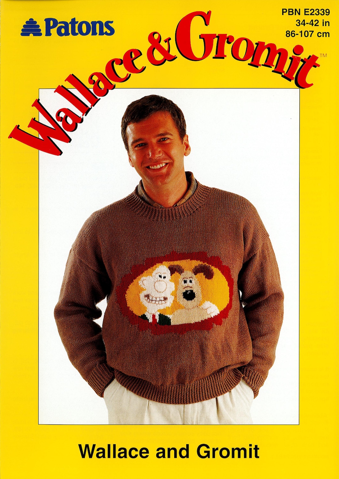 Instant PDF Download Wallace + Gromit Adult Knitting Pattern E2339 - Etsy