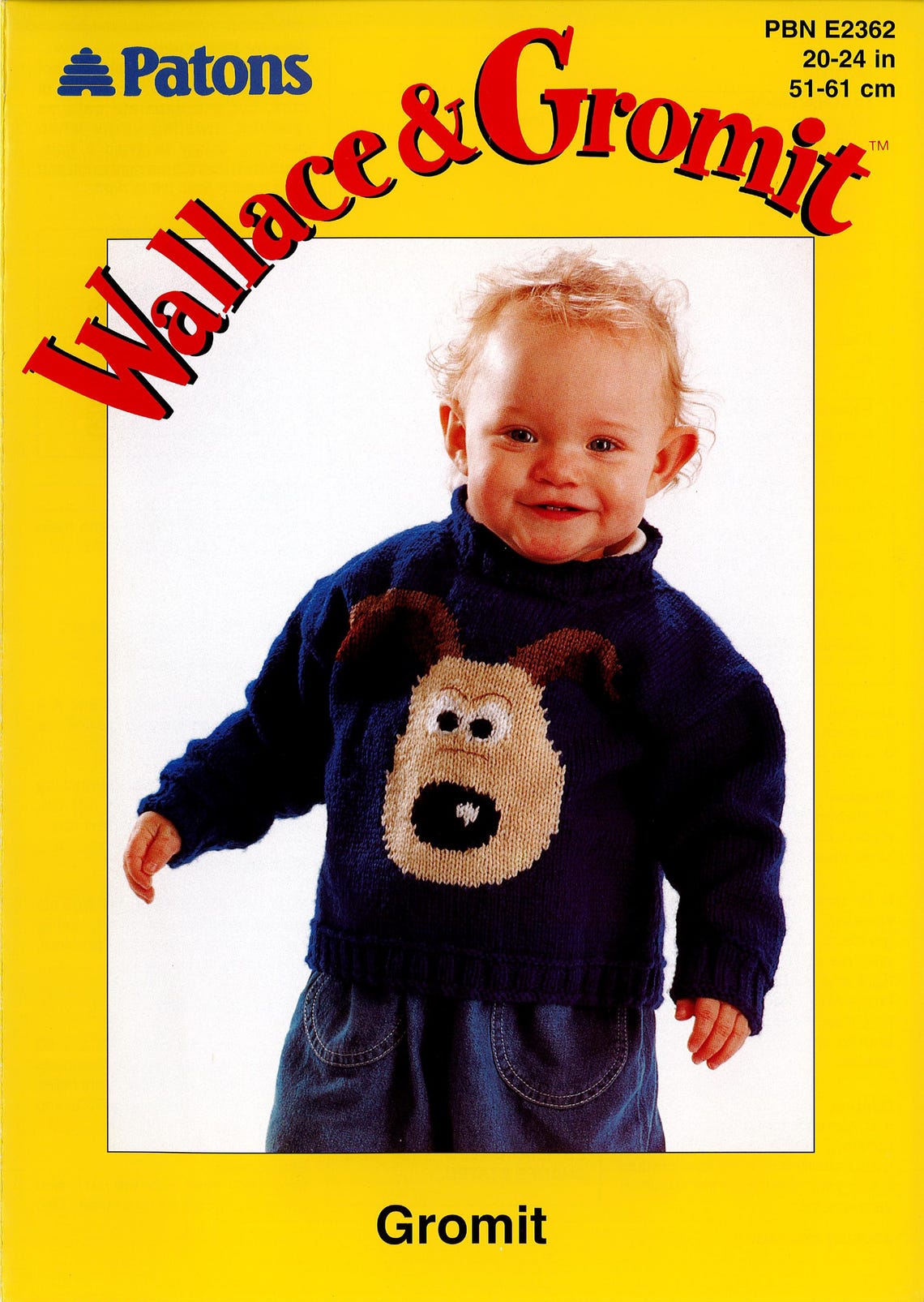 Instant PDF Download Wallace + Gromit KIDS Knitting Pattern E2362 - Etsy