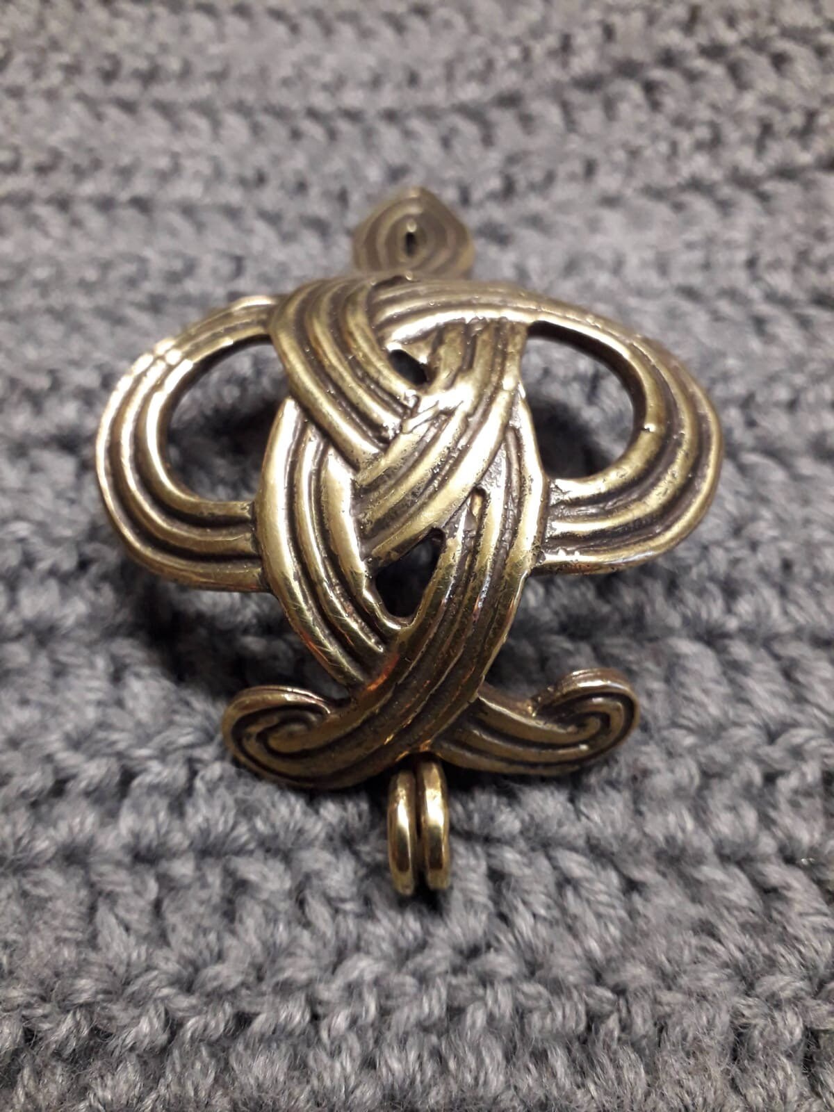 Celtic Fibula, Brooch - Fibula Celtica,spilla Rustica in Ottone ...