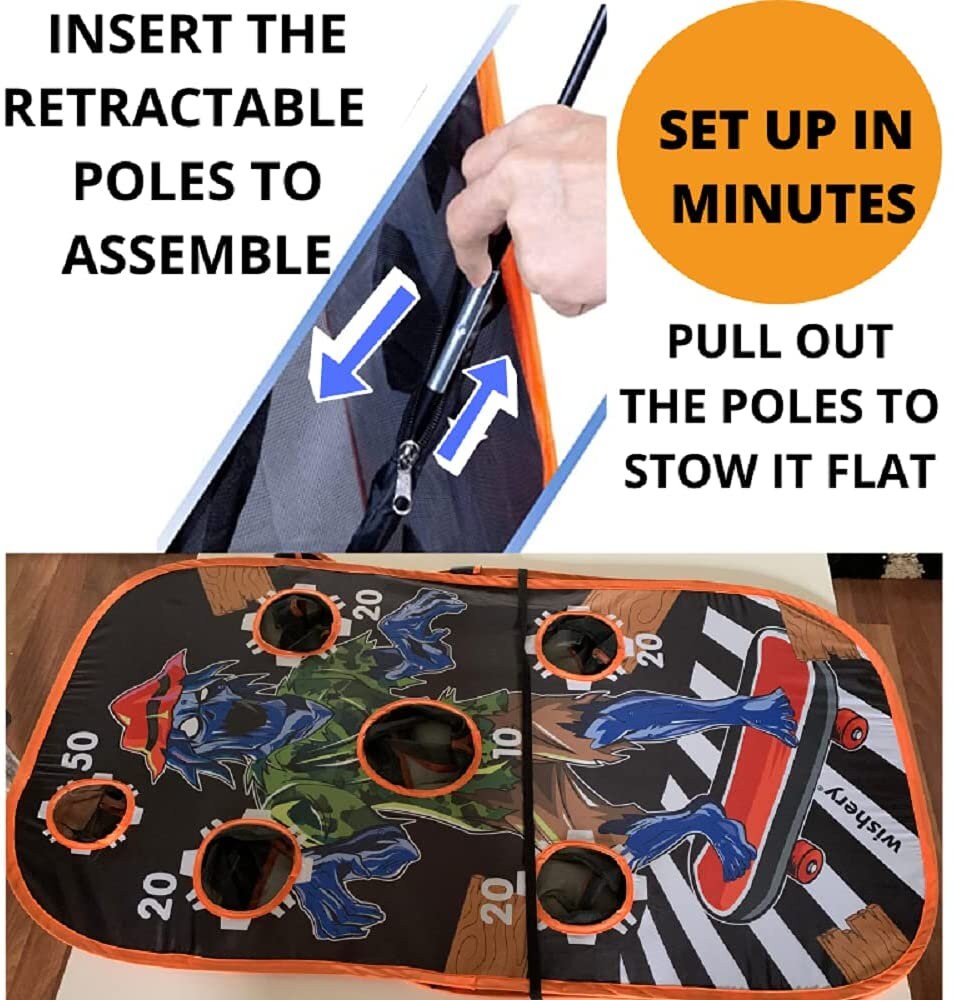 Wishery Zombie Targets for Nerf Guns - Shooting Toy Foam Blasters - Gun ...