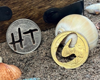 Hand Cut Coin - Etsy