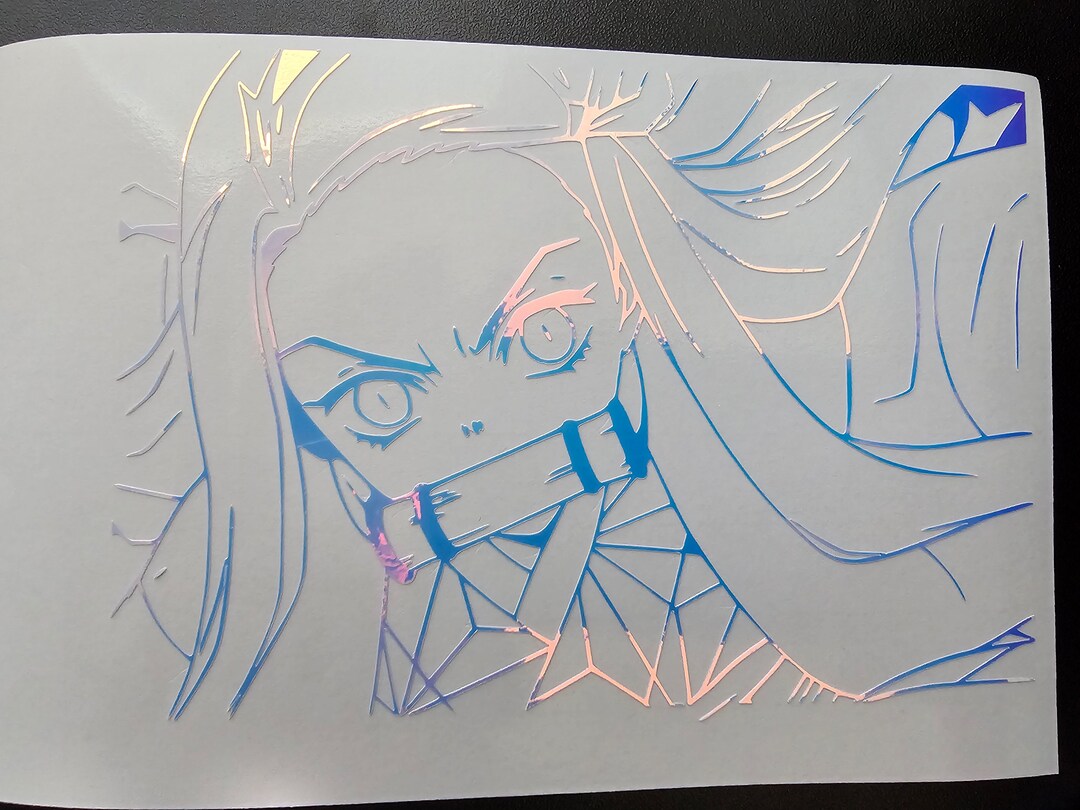 Anime Characters Inspired Vinyl Decal Demon Slayer, Naruto, Sailor Moon ...