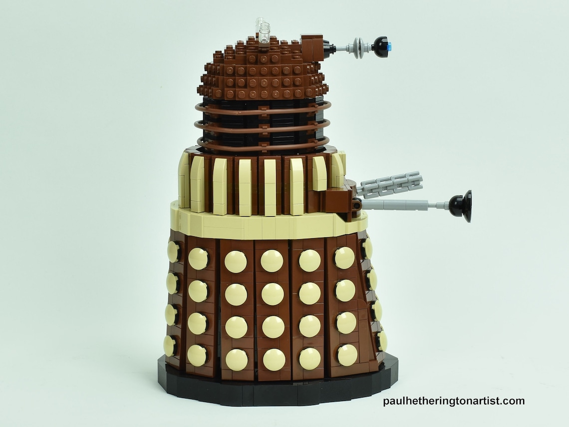 Custom Doctor Who Dalek Made With LEGO Brand Bricks - Etsy
