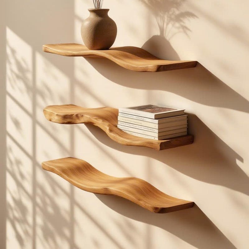 Wavy Shelves - Etsy