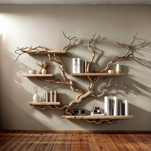 Tree Bookshelf - Etsy