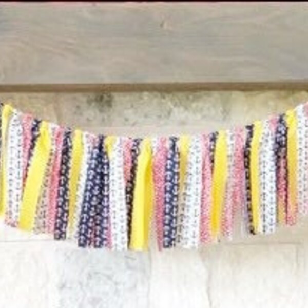 Fabric Strip Banner - Etsy