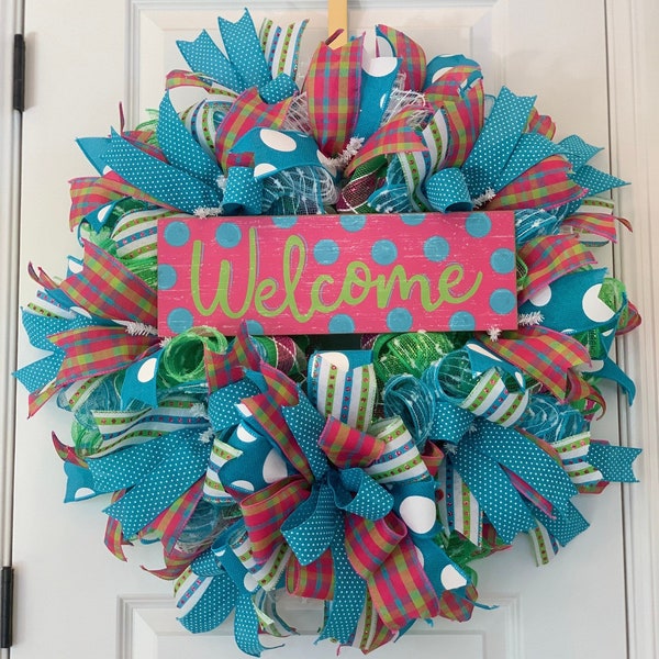 Pink Turquoise Lime - Etsy