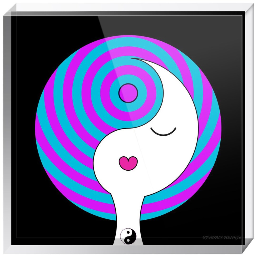 Acrylic Blocks - Yin Yang Girl Crown 11 - Etsy