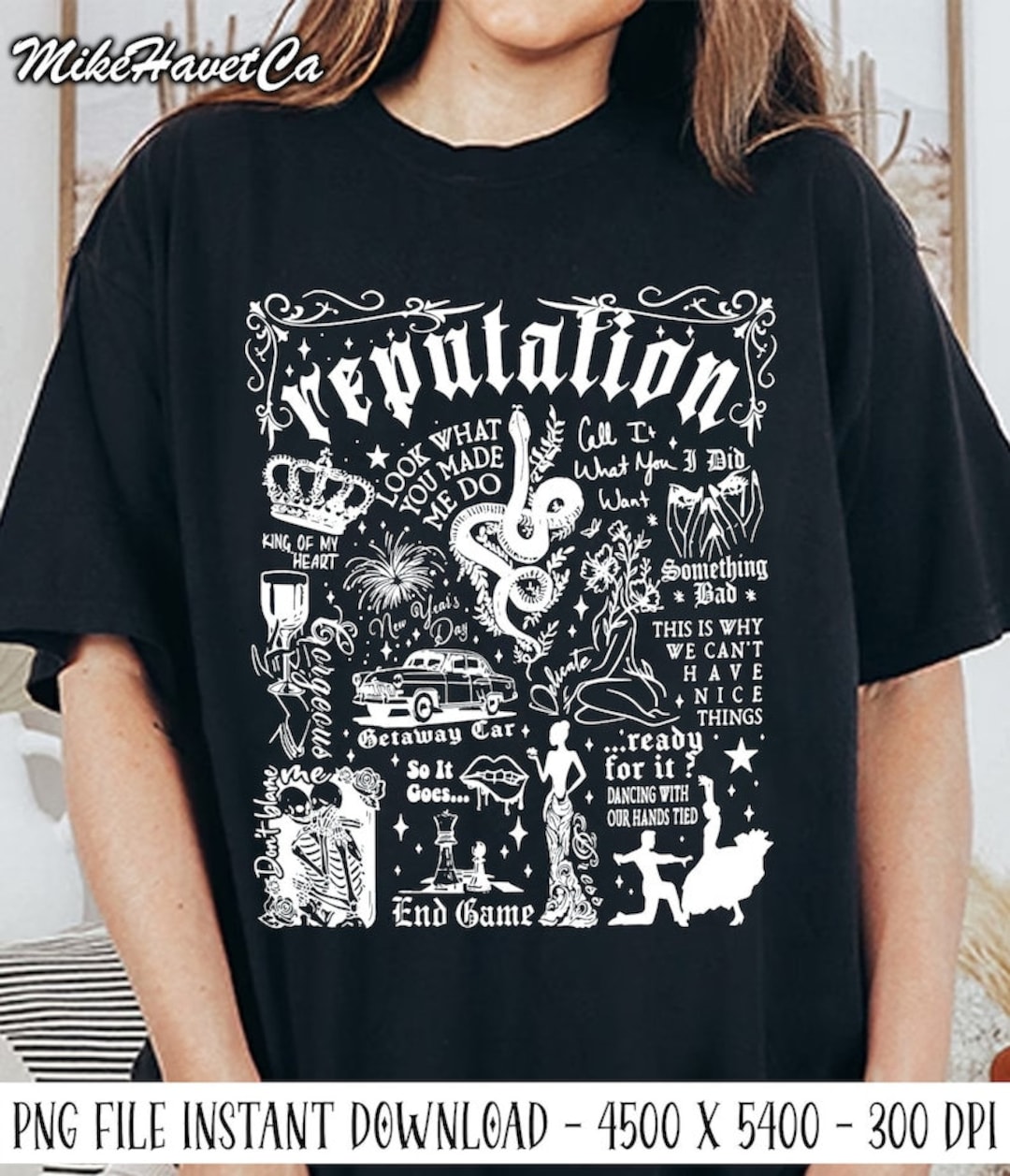 Vintage Reputation Shirt, the Eras Tour Sweatshirt, Reputation Eras ...