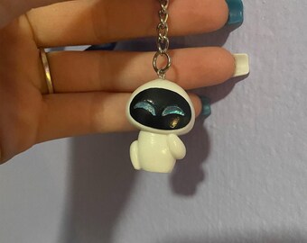 Wall E Eve Keychain - Etsy