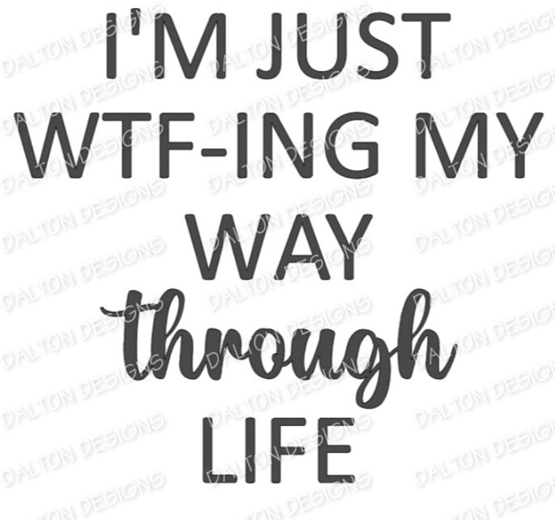 WTF-ING Decal - Etsy